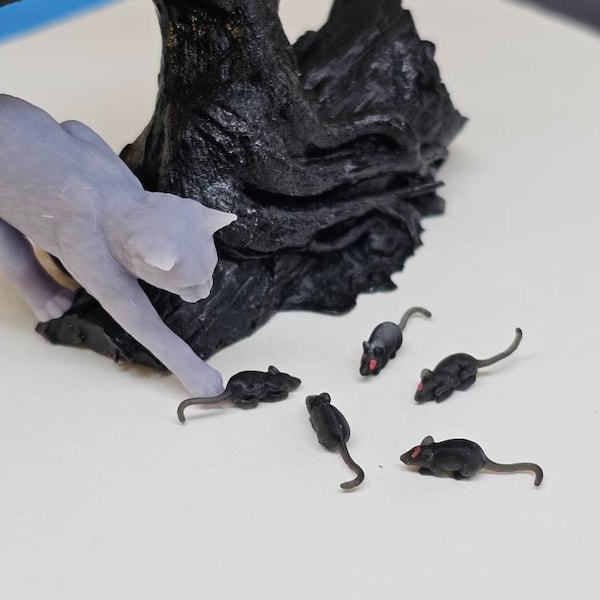 Human Skeleton 1:24 Scale Miniature for Horror Diorama, Dollhouse ...