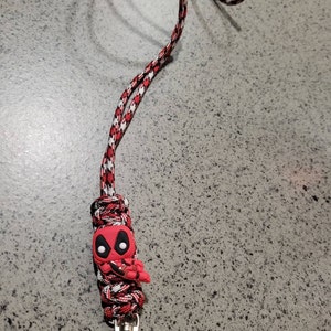 Paracord Charm Key Fobs Super Hero & Cartoon Characters - Etsy
