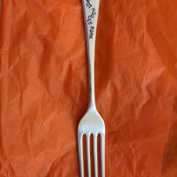 Hand Stamped Cutlery Cheese Serving Forks - Etsy