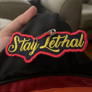 Custom Embroidered Patch Personalized Name or Text Iron On/sew on With ...