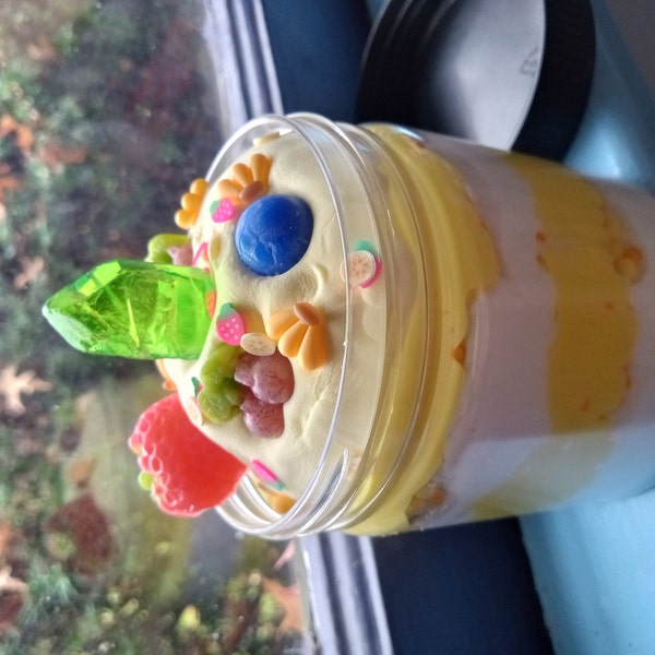 Crunchy Love Slime/bingsu Slime/valentines Day Slime/scented Slime/pink ...