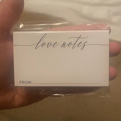 Love Notes MINI Love Note Cards for Weddings Romance Dating Gifts Card ...