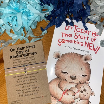 First Day of Kindergarten Back to School Bracelet Friendship Bracelet ...