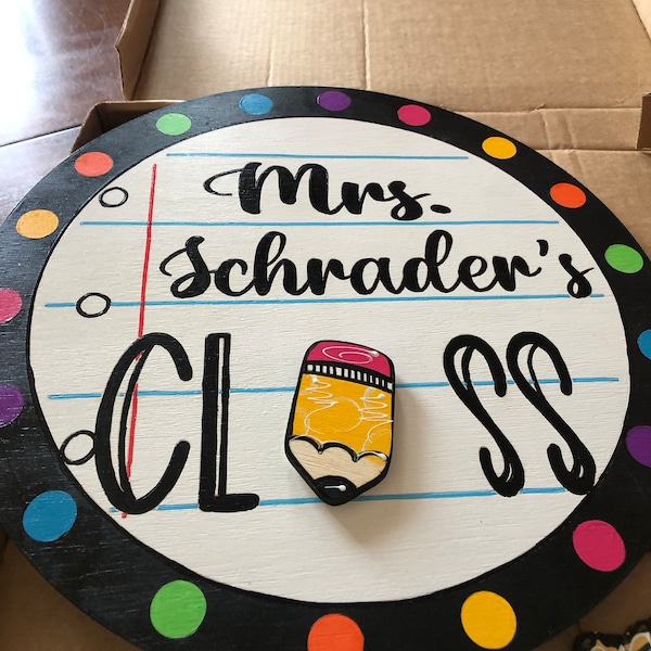 Welcome to Our Class Door Teacher Sign W/ Interchangeables - Etsy