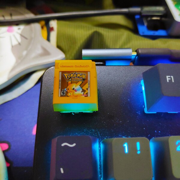 Witcher Wolf Artisan Keycap, Custom Keycap, Resin Keycap, Cherry MX ...