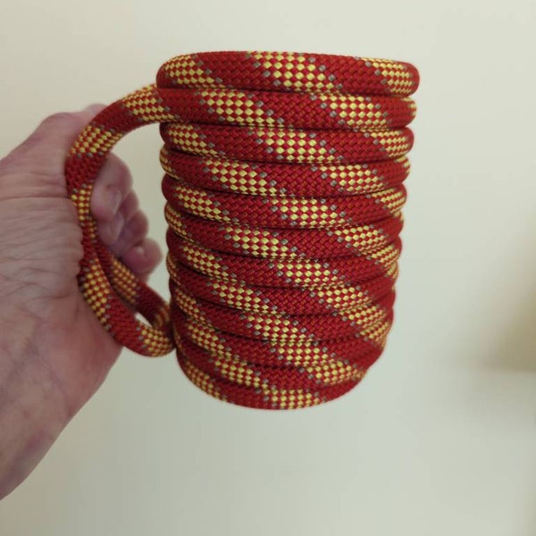 Recycled Rock Climbing Rope Can Cozy - Upcycled Drinkware - Etsy