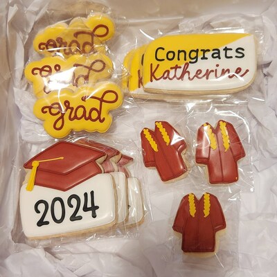 12 Personalized Graduation Cookies - Etsy
