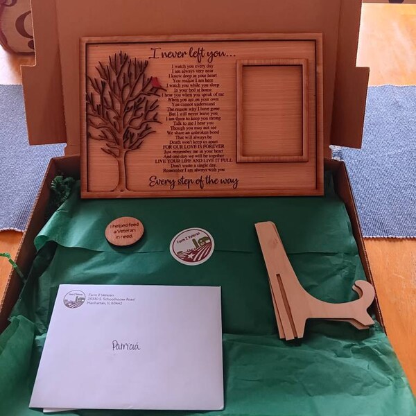 Remembrance Picture Frame Picture Frame With Cardinal Remembering a ...