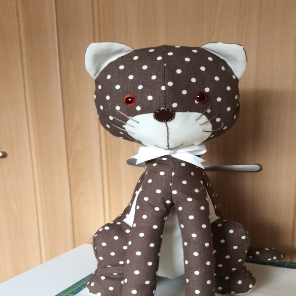 Stuffed Cat - PDF Sewing Patterns & Tutorials / Stuffed Animals ...