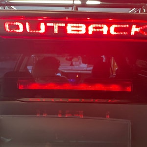 Vinyl Brake Light Decal Matte Black - Etsy