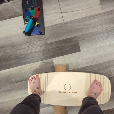 Balance Board SURFER by Okrafts for Home Workouts and Entertainment 3 ...