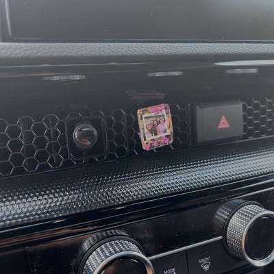 Mini Personalized Resin Photo Car Vent Clip, Anniversary/couples Gift ...