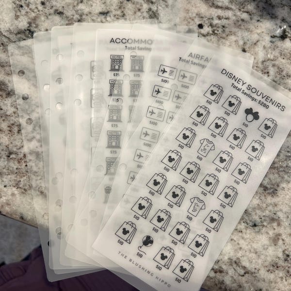 Disney Savings Tracker | Disney Budget Tracker | Disney Bundle | Disney ...