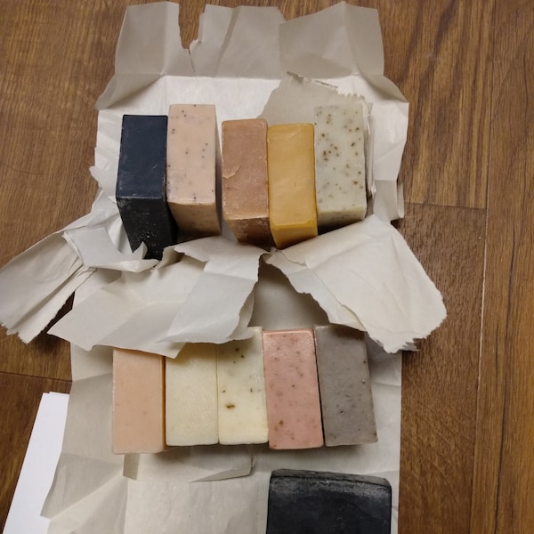 10 Handmade Soaps, Soaps in Bulk, Soap Sale, Assorted Soaps, Natural Soaps, Moisturizing Soaps ...