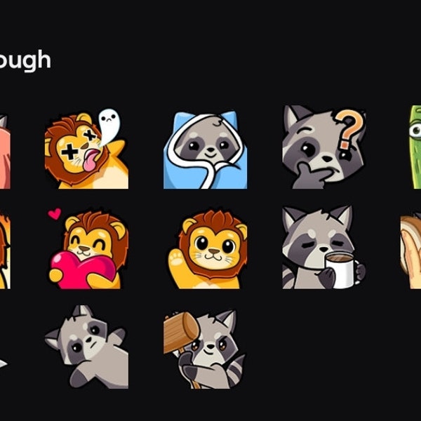 Animated Twitch, Discord and Kick Emotes - Animated Round Frog Pack ...