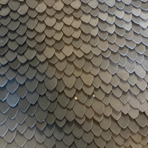 LARGE Dragon Scales - Black - 2mm EVA Foam - Etsy