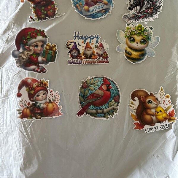 Yeti Sticker, Bigfoot Sticker, Cool Monster With Glasses Sticker ...