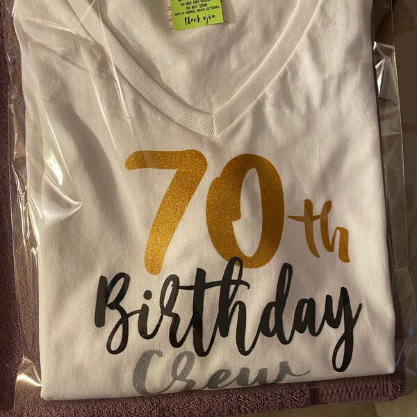 70th Birthday Crew Svg, 70th Birthday Svg, 70th Birthday Squad Svg, 70 ...