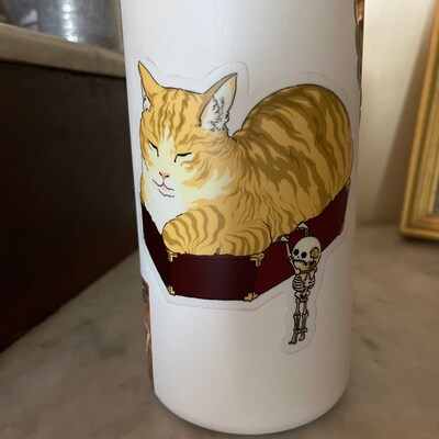 Bone Voyage Skeleton Sticker Vinyl Sticker Decals - Etsy