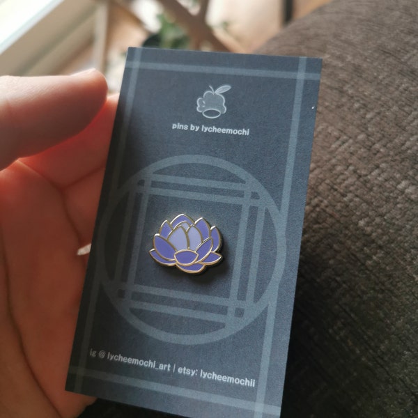 Floral Mini Pins - Lotus Enamel Pin, Enamel Pins, Flower Pins, Tiny ...