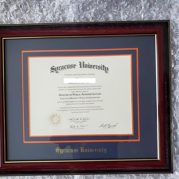 Diploma Frame With Tassel Holder and 5x7 Photo. Black/black. SQ RC ...