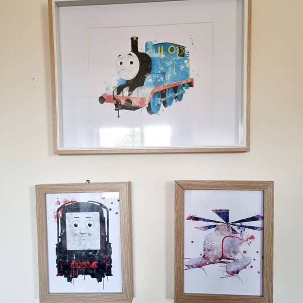 Thomas and Friends Poster Gordon Watercolor Print Thomas Adventures ...