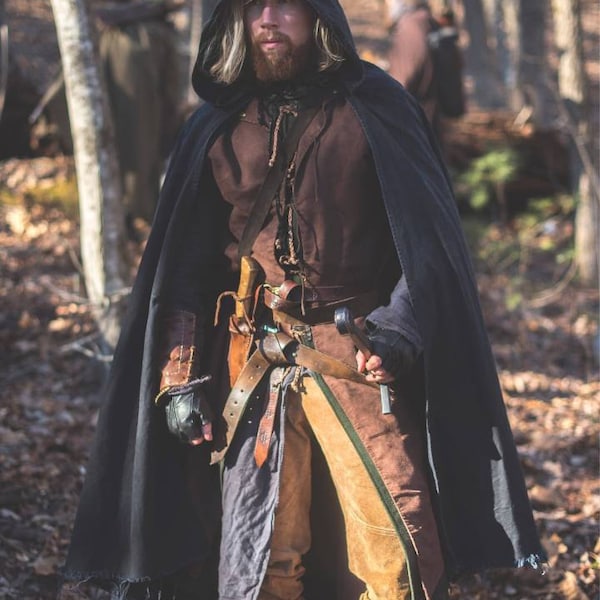 Wool Outcast Cloak Medieval Cape - Etsy