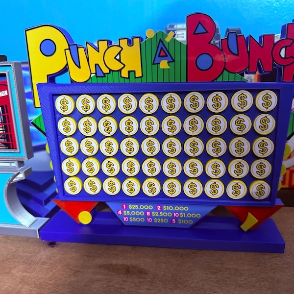 The Price is Right "punch a Bunch" Pricing Game - 6.5 in High X 7.5 in ...