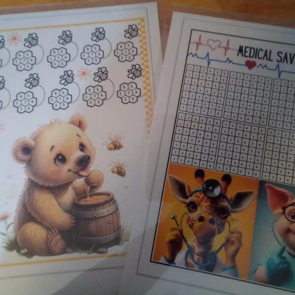 Honey Bear Savings Challenge and Cash Envelope - Etsy