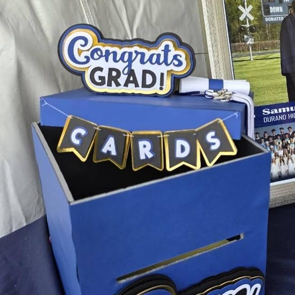 2025 Graduation Cards Box, Customized Envelopes Container, Graduation ...