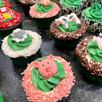 UNDER THE SEA Animals Edible Sugar 12 Pieces Cupcake or Cake Toppers by ...