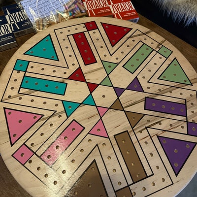 Fast Track 18 or 24 Maple amishcountry Game Board W/cards ...