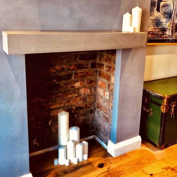 Concrete Hearth for Stoves - Stone Hearth - Fireplace - Square Hearth ...