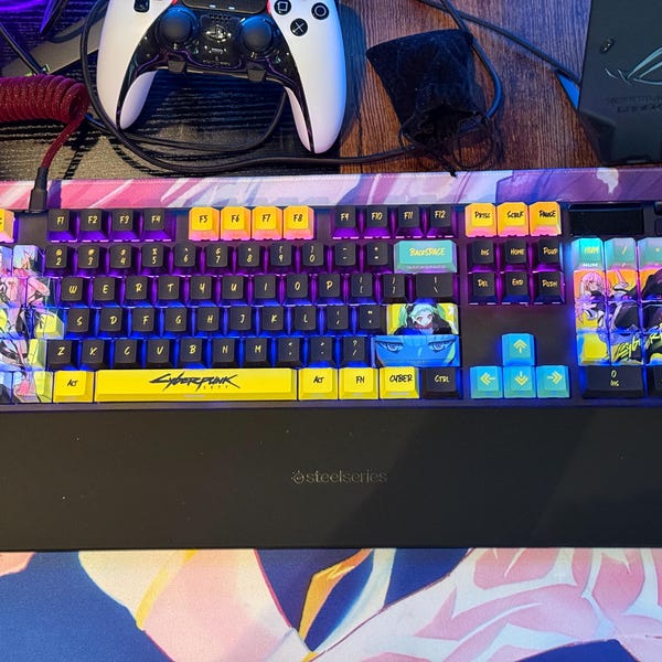 Tokyo Ghoul Keycaps Set, Kaneki Ken Theme, One-eyed Ghoul Vibes, 130 ...