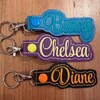 Captain Cheerleader Name Tag Keychain, Captains Keychain, Cheer ...