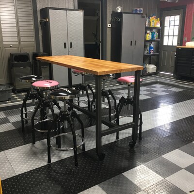 The Haven Full-frame Table Base H-shaped Leg Dining, Counter and Bar ...