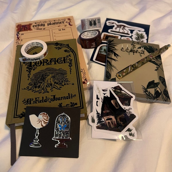 GREEN A6 Foraging Journal, 120gsm White Paper, Foraging Journal ...