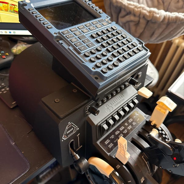 Winwing Airbus MCDU/PFP Desk Mount With Small Angle to Reduce Light ...