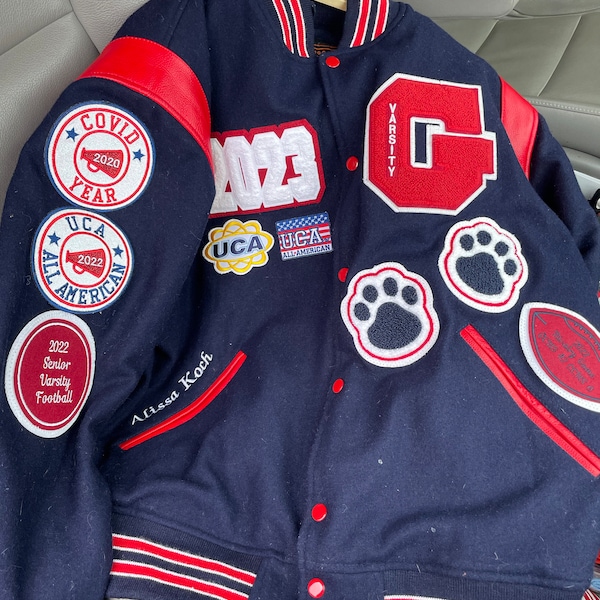 Varsity Sport and Activity Patches - Letter Jacket Patches _ Sweatshirt ...