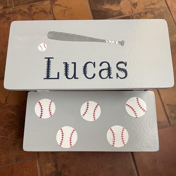 Boys Man Sports Cave, Round Side Table, End Table Bedside, Nursery ...