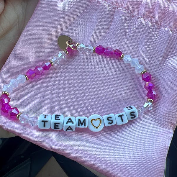 Custom Word Bracelet, Name Word Bracelet, Personalized Bracelet, Beaded ...