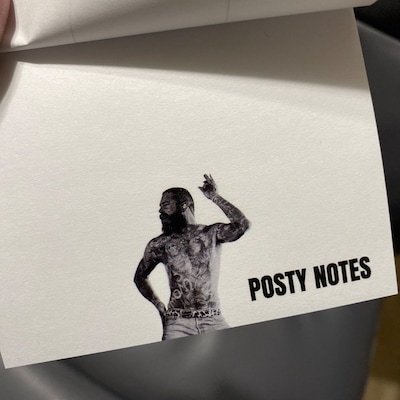 POSTY Notes Post-it Note Pads Post Malone Music Post-it Posty Posty ...