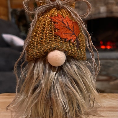 Fall Gnome, Leaf Gnome, Tiered Tray Gnome, Farmhouse Decor, Halloween ...