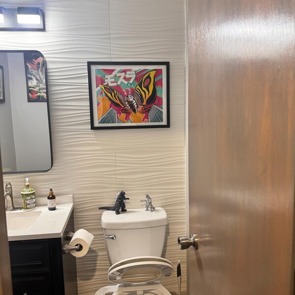 Mothra - Giclee Art Print / Illustration Japanese Wall Art Toho ...