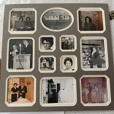 DOUBLE Picture Matting Flared With Choice of Color Custom Size Any Size ...