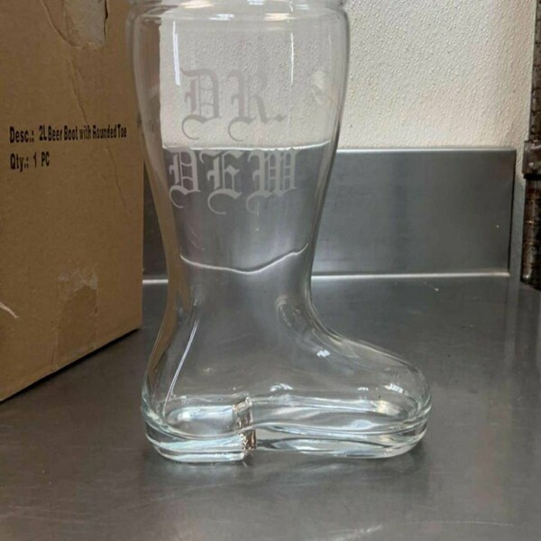 Personalized Beer Boot, Monogrammed Beer Boot, Das Boot, Bier Boot ...