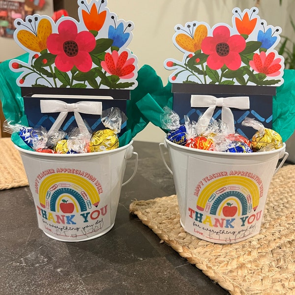 Editable Teacher Appreciation Week Gift Tags, Teacher Thank You Tag ...