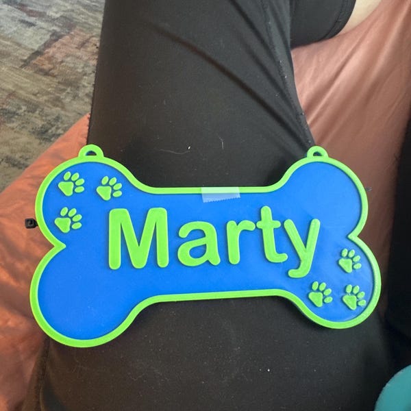 Personalized Dog Crate Sign, Custom Kennel Nameplate, Toy Box Sign ...