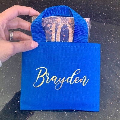 Personalized Canvas Gift Bags Party Favor Bags Event Gift Bags Wedding ...