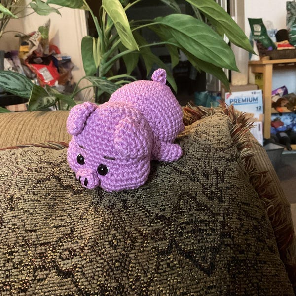 Pig Crochet Pattern, Amigurumi Valentines Crochet Pattern Piglet ...